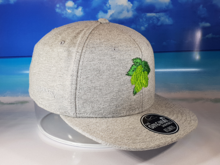 Hopfen hellgrau Cap Flexfit – Rehdorn